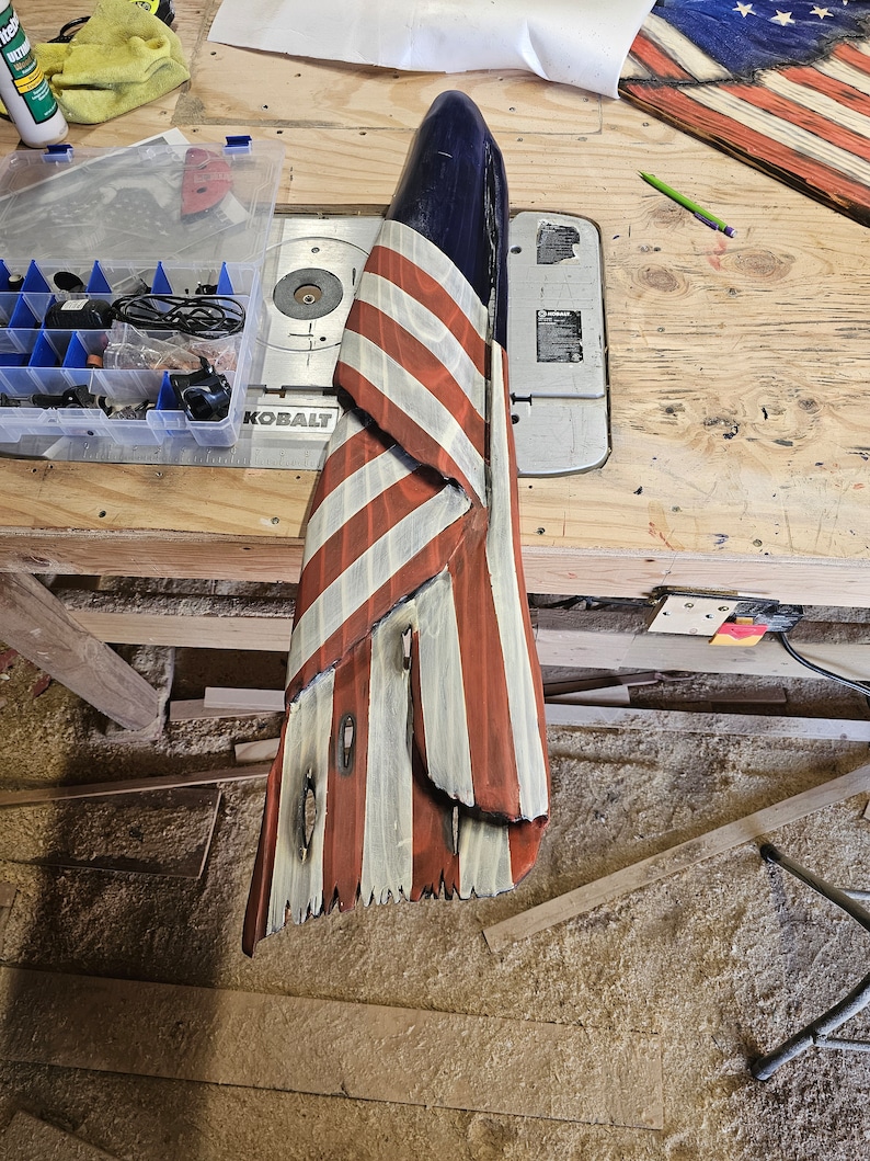 Tattered Betsy Ross Draped Flag - Etsy