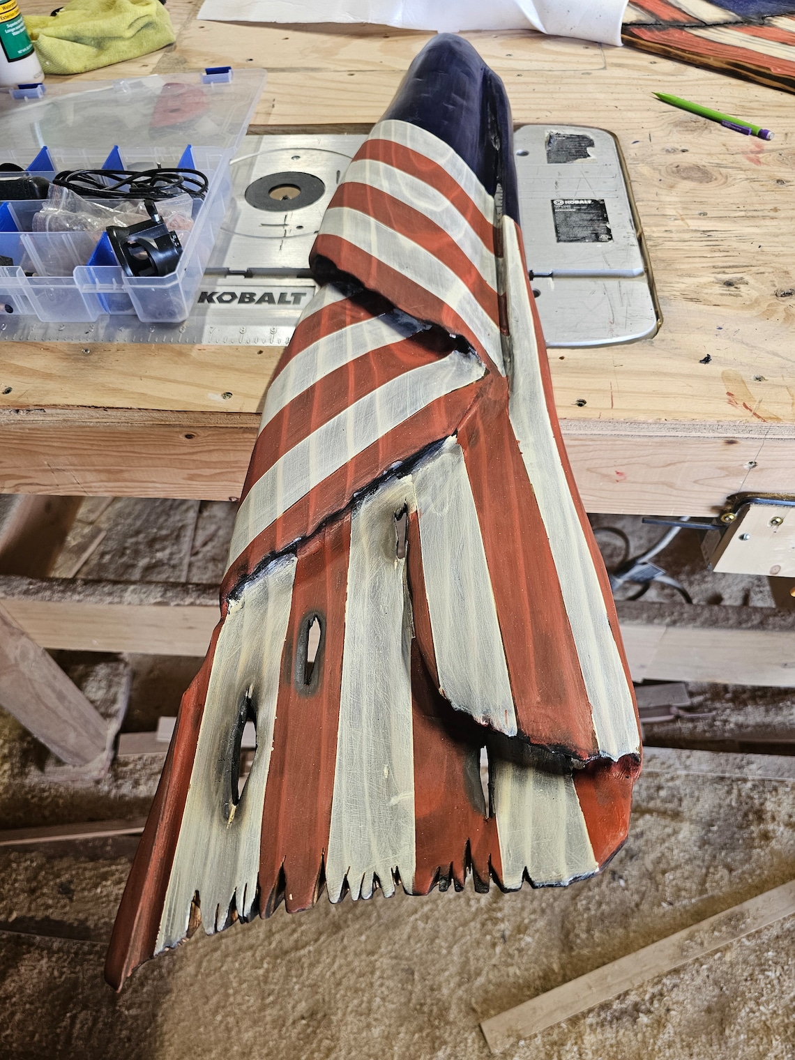 Tattered Betsy Ross Draped Flag - Etsy