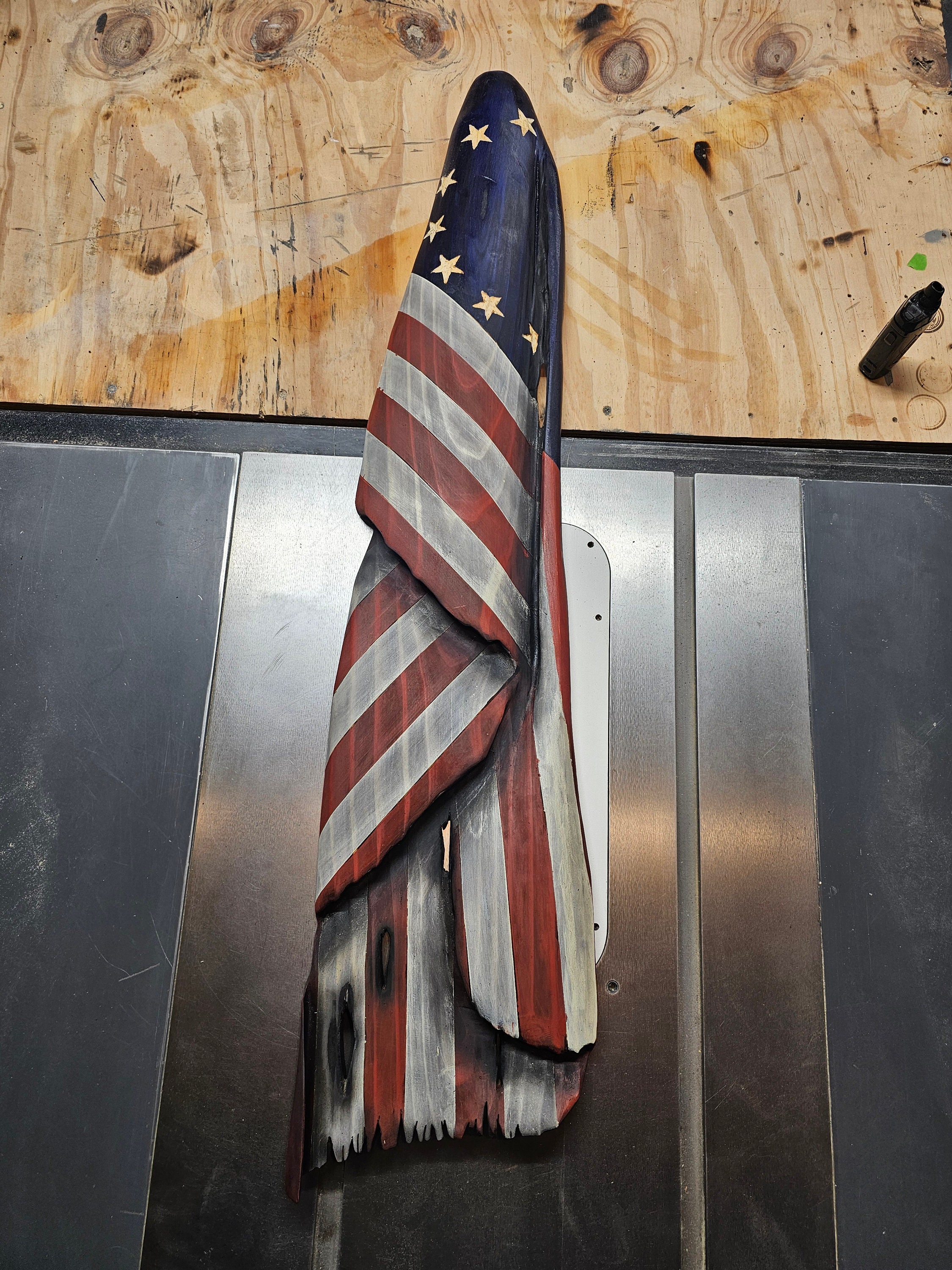 Tattered Betsy Ross Draped Flag - Etsy