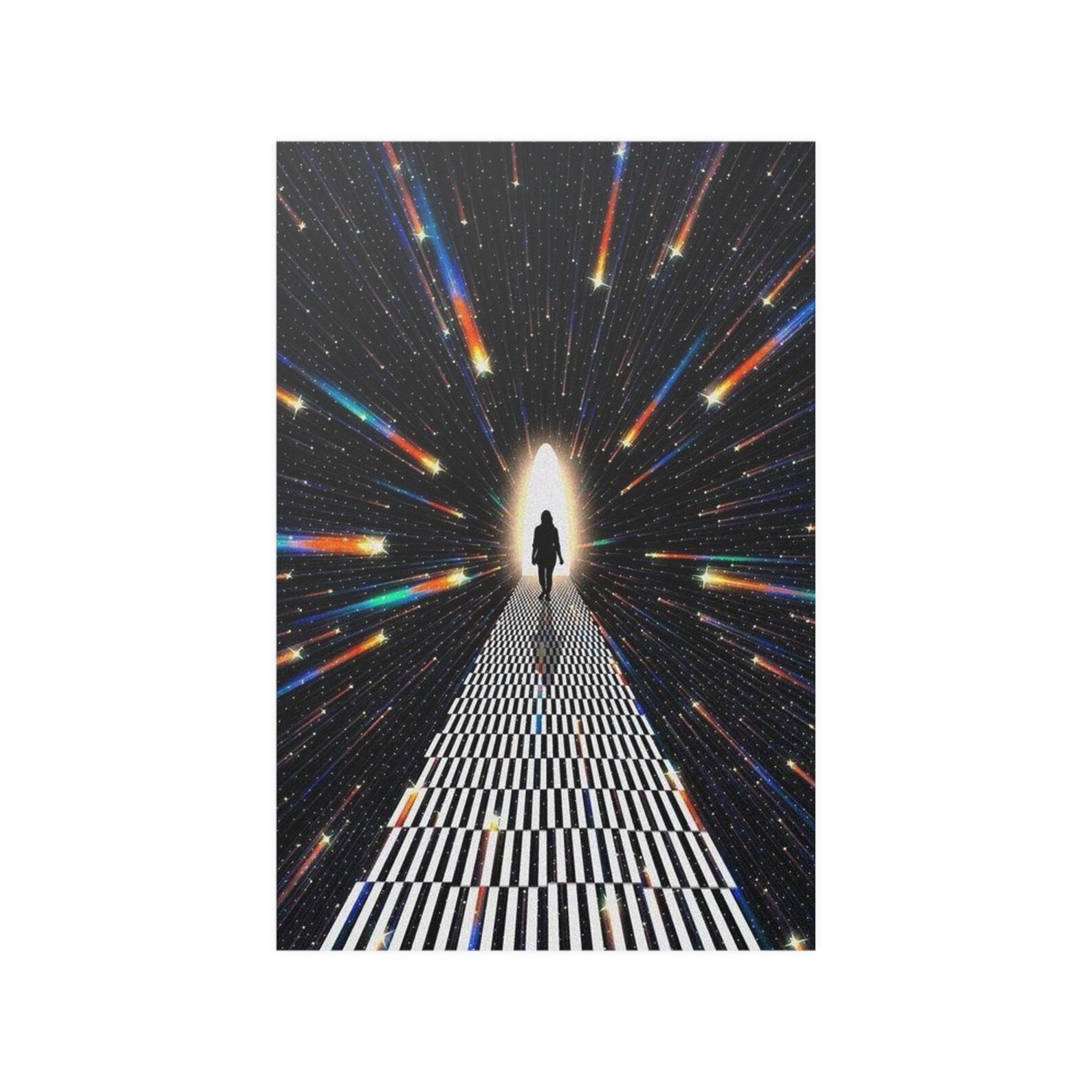 Retro Surreal Art, Trippy Wall Art, Vintage Print, Psychedelic Poster ...