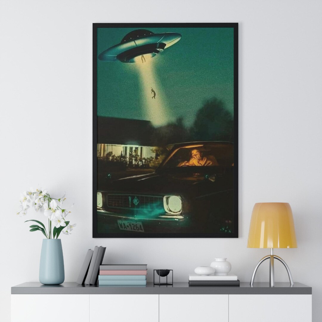Alien Wall Art Sci Fi Poster Printable Alien Print Weird Alien ...