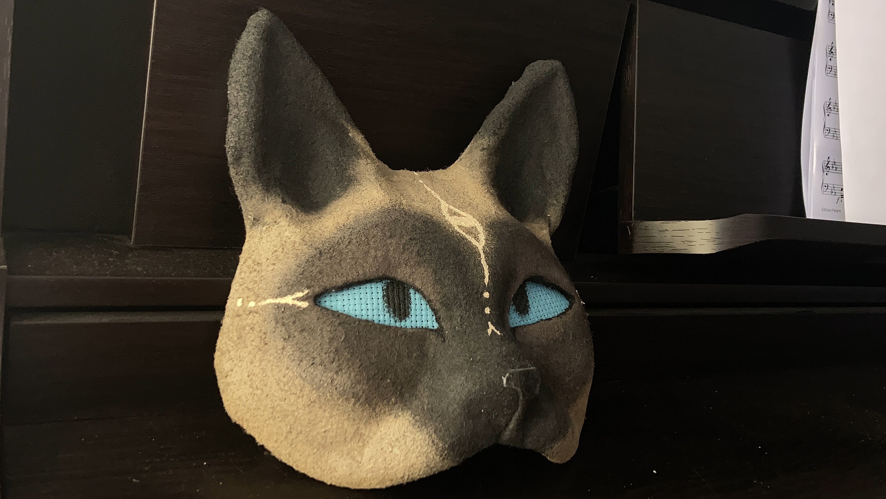Siamese Cat Mask - Etsy