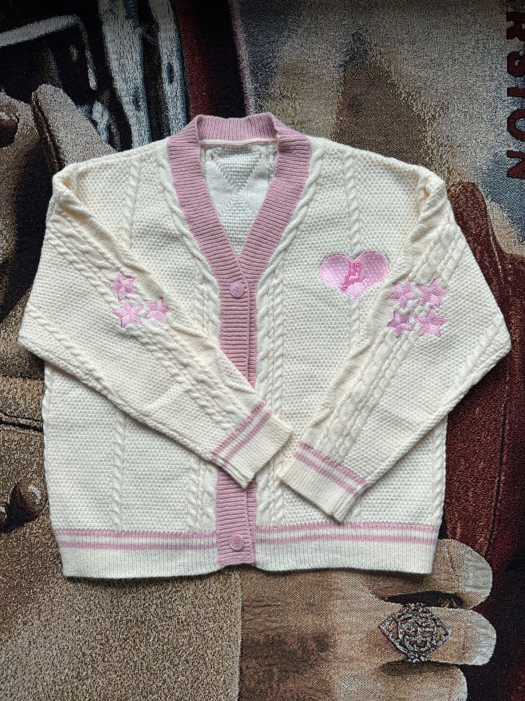 LOVER CARDIGAN Ur My Lover Cardigan Heart Design Cardigan Swiftie Merch ...