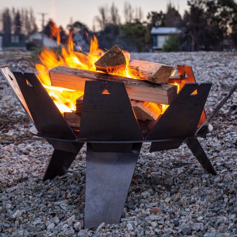 Crucible Backyard Fire Pit - Etsy
