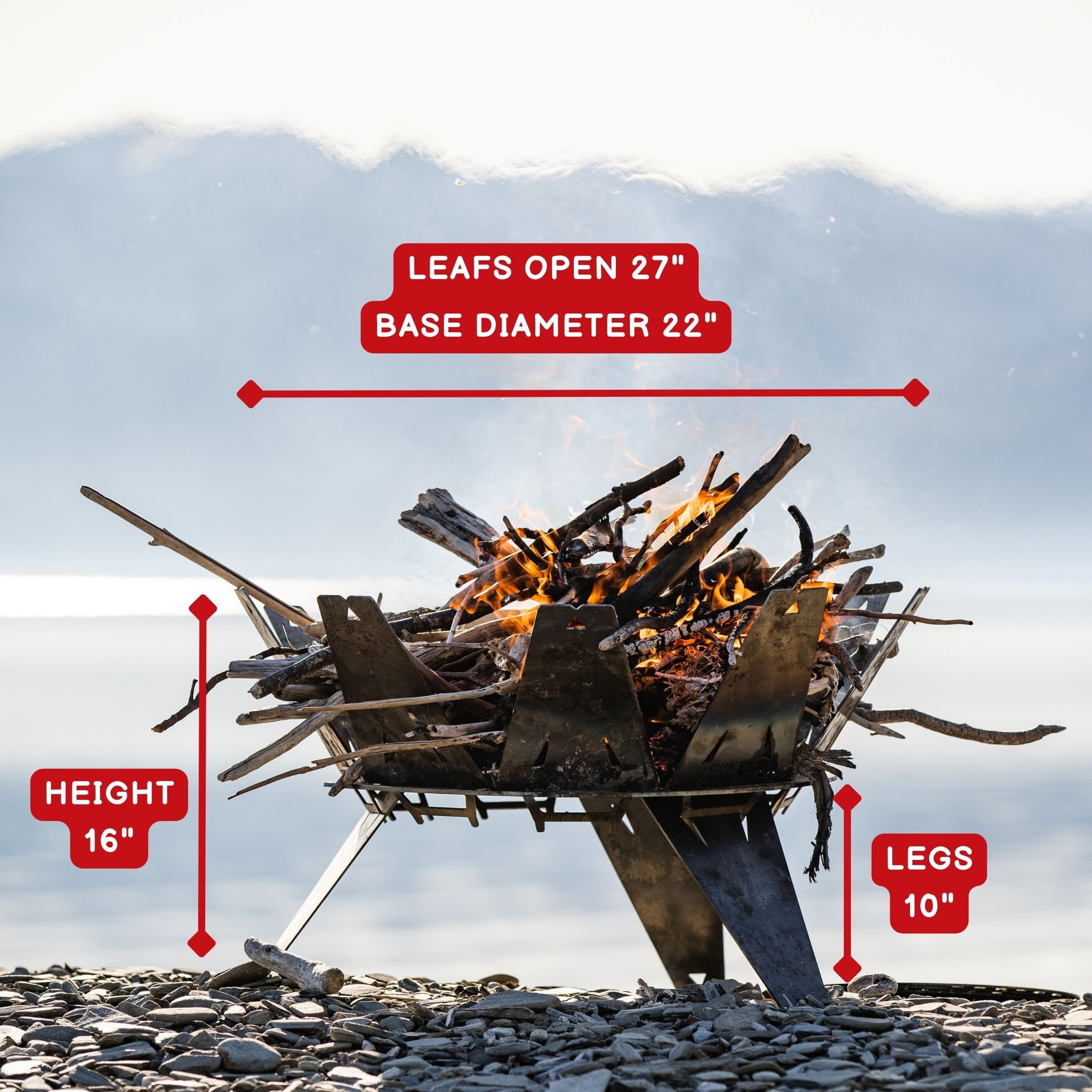 Crucible deluxe Edition Portable Fire Pit and BBQ Grill - Etsy