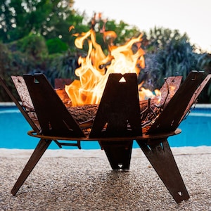 Crucible Backyard Fire Pit - Etsy