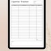 Expense Tracker, Digital Tracker, Organization Tracker, Money Tracker ...