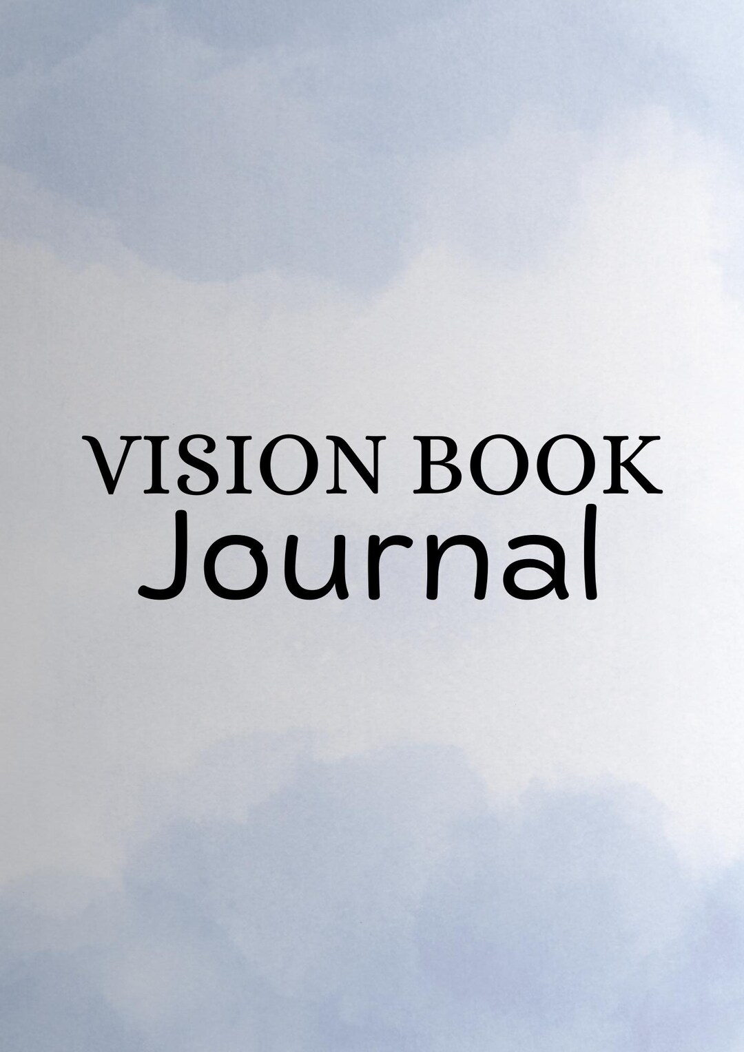 Minimalist Vision Book Journal - Etsy