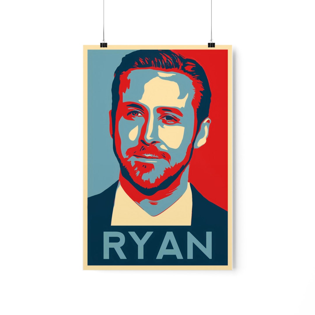 Ryan Gosling Obama 'HOPE' Style Poster - Etsy