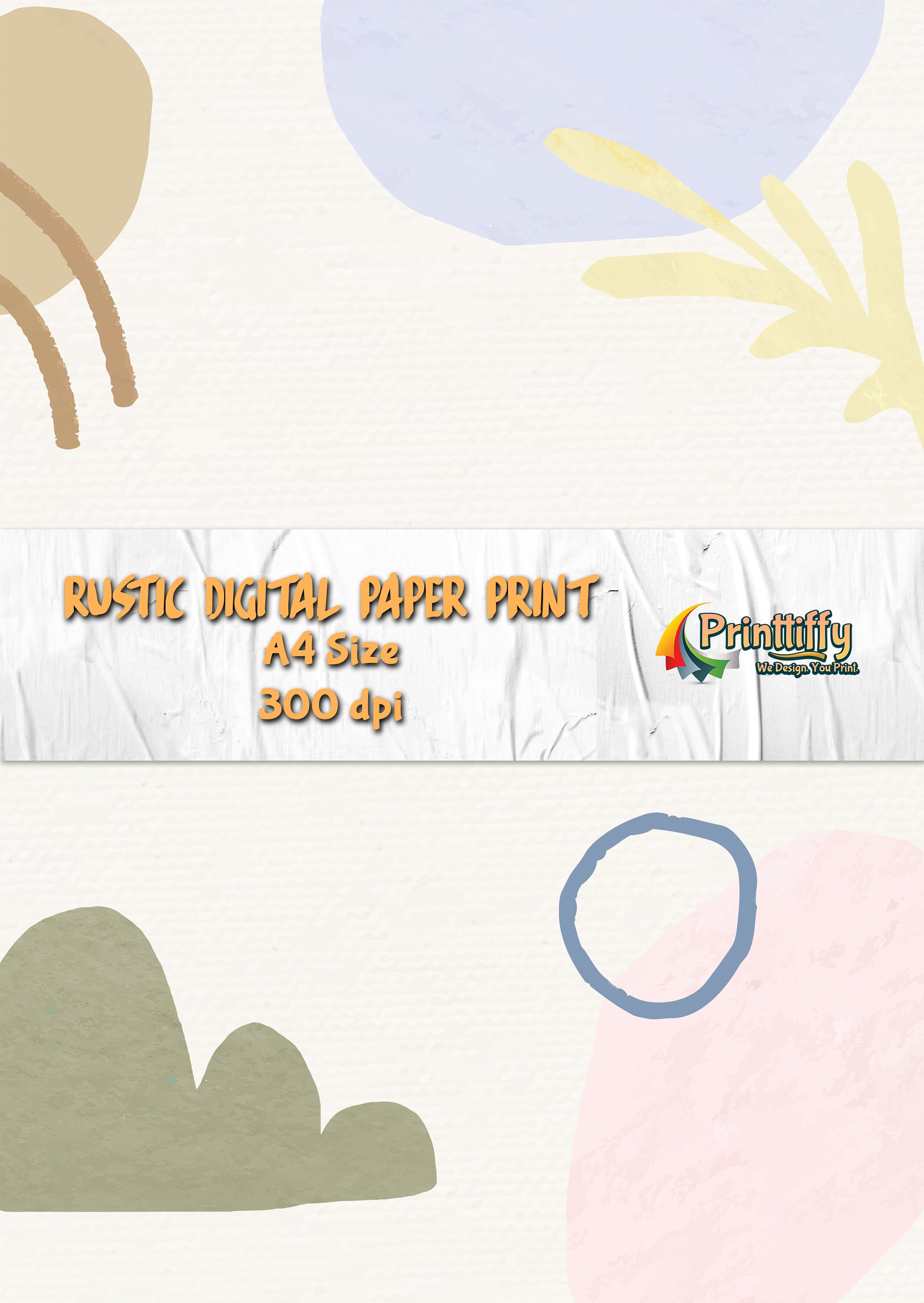 Rustic Writing Paper Digital Paper Pastel Stone Prints A4 Size 5pk ...