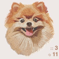 Sheepdog Fringe Dog Fluffy Chenille Puppy Machine Embroidery Designs ...