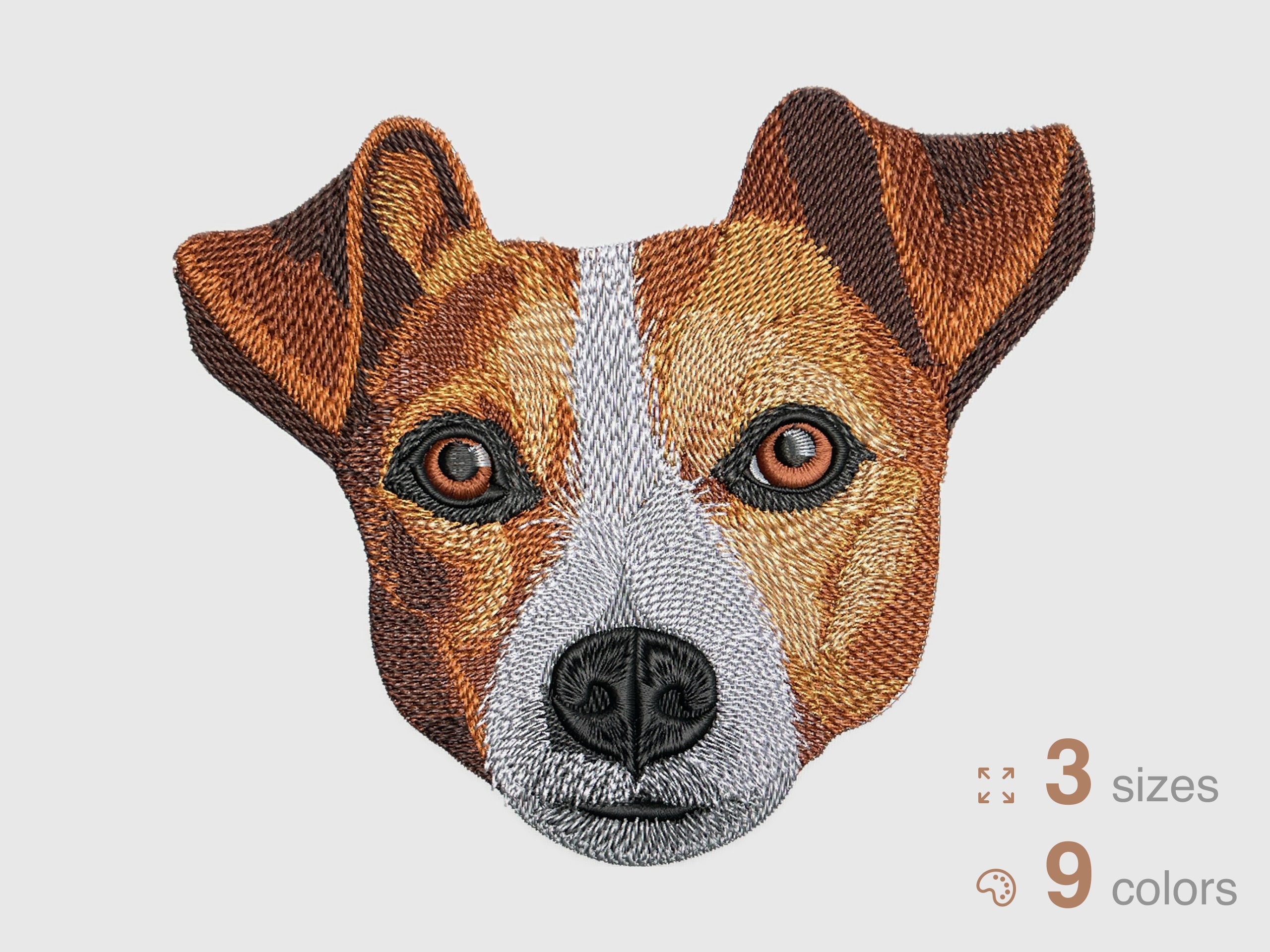 JACK RUSSELL Machine Embroidery Design - Instant Download - Etsy