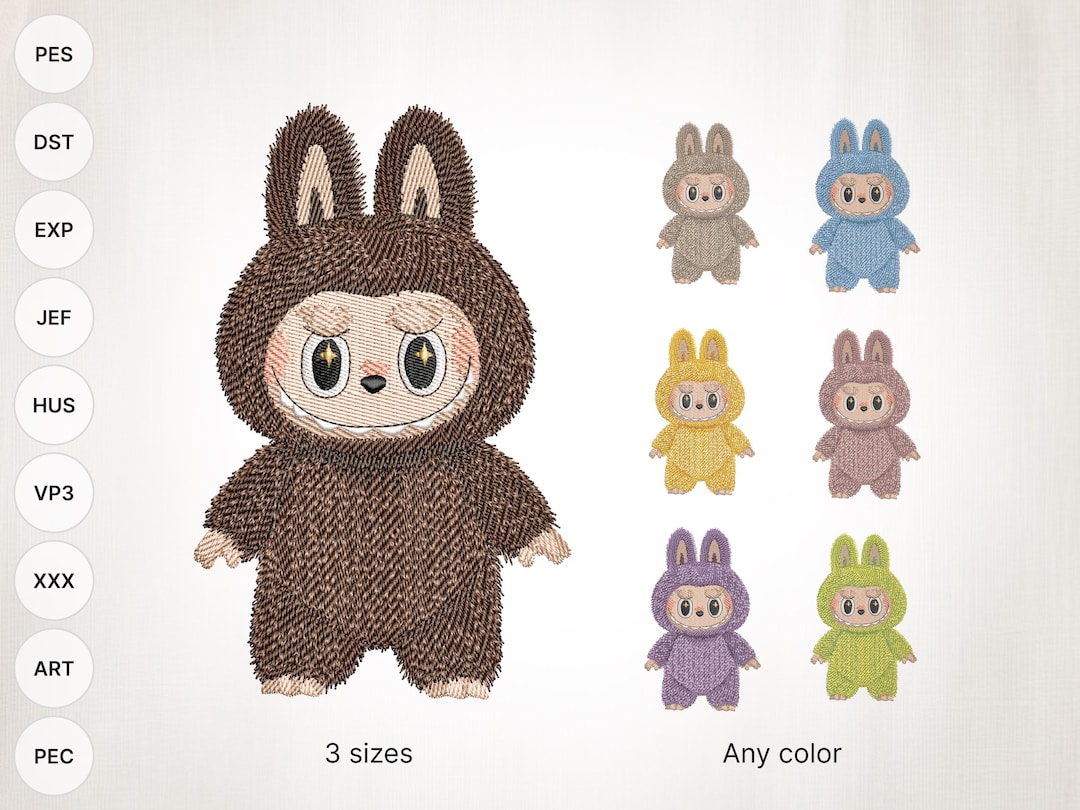 LABUBU Monster – I Found You Machine Embroidery Design – Digital ...