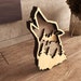 Wolf Laser SVG Laser Cut File 3d Shadowbox Wolf Cut File - Etsy UK