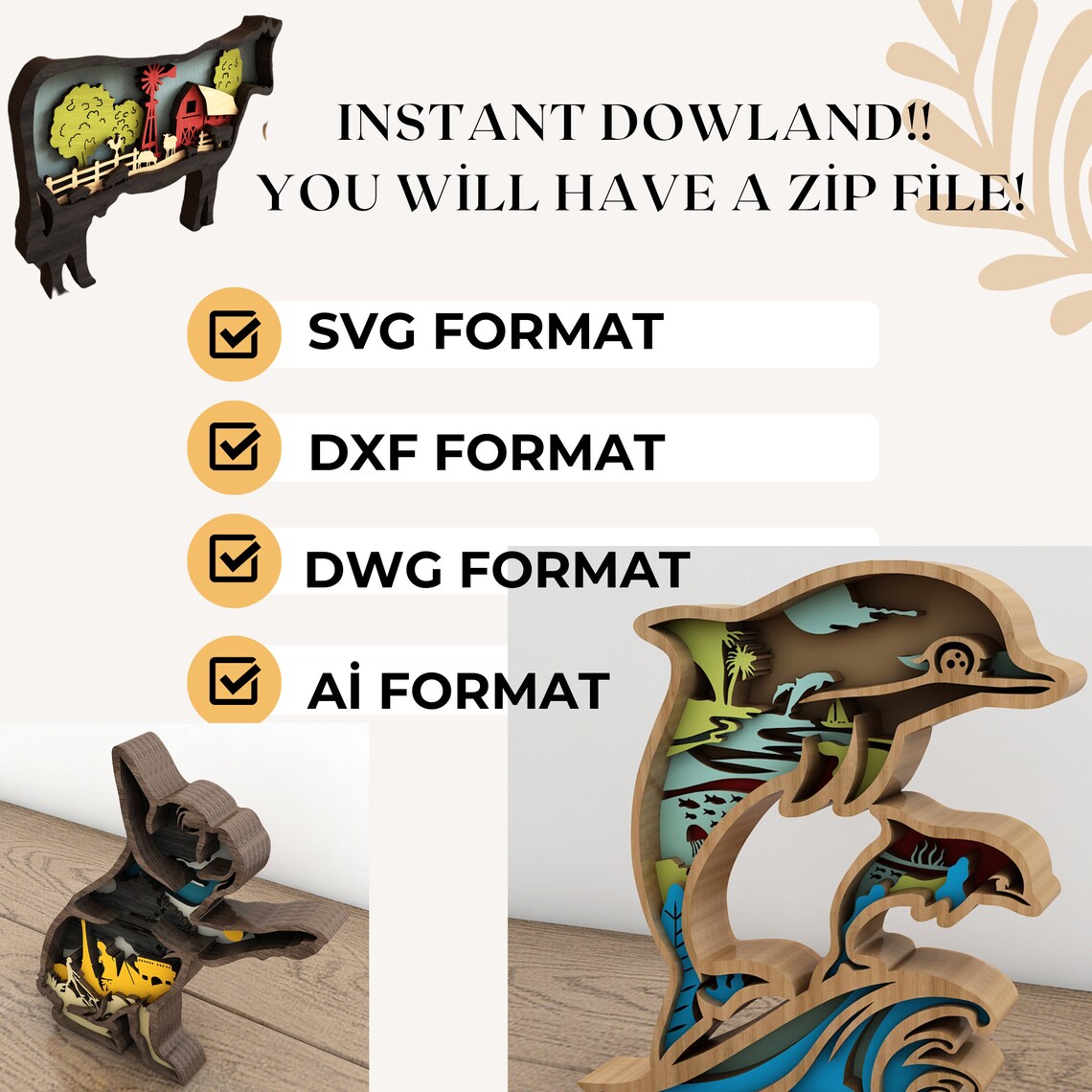 Wolf Laser SVG Laser Cut File 3d Shadowbox Wolf Cut File - Etsy UK