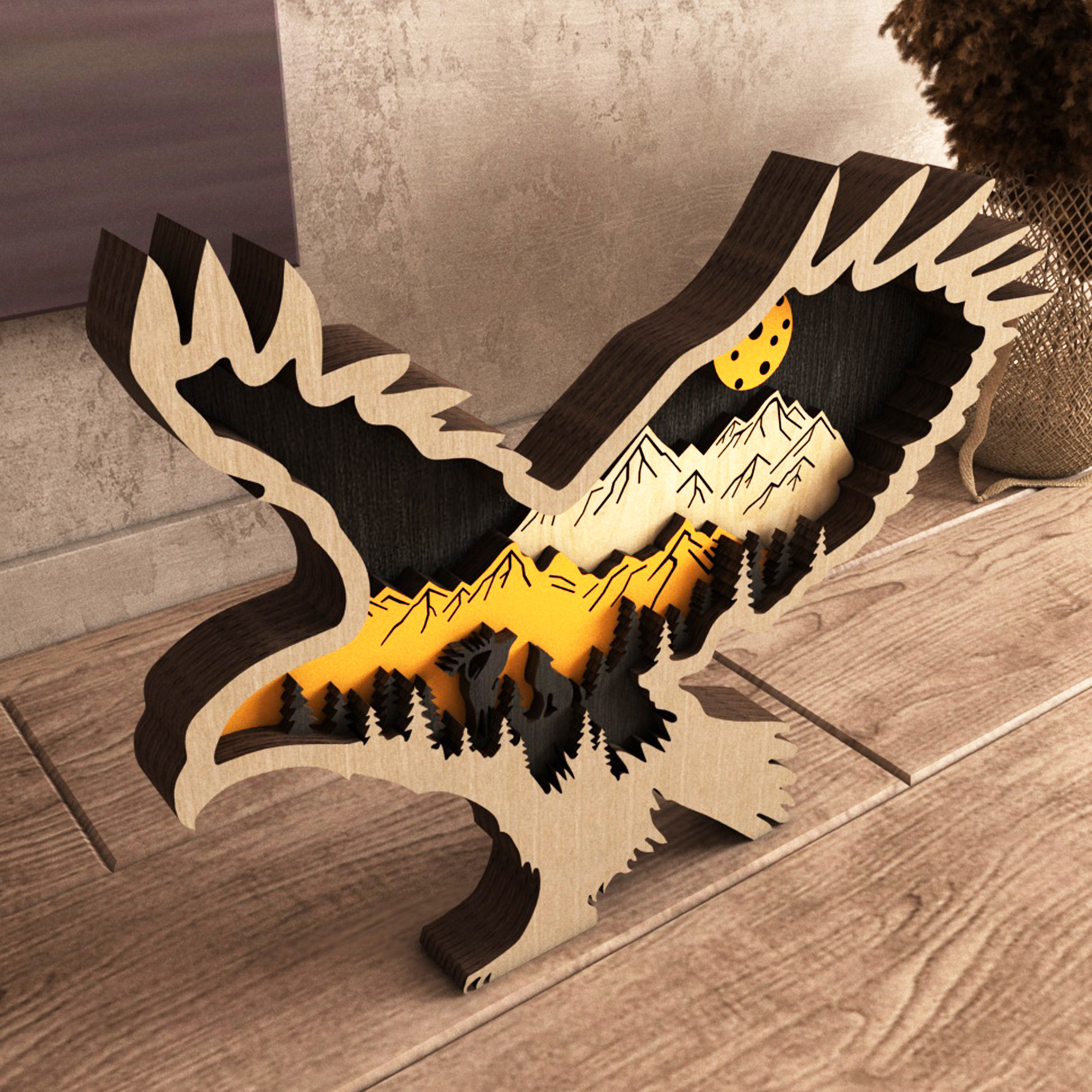 Digital File Cnc Laser Cut Filesmultilayer Eagle (Instant Download) - Etsy