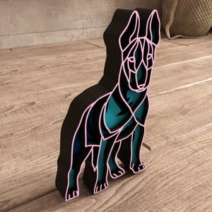 3d Dog Svg,mandala Animal Svg Lightburn,cricut,wall-art,multilayer Cut ...