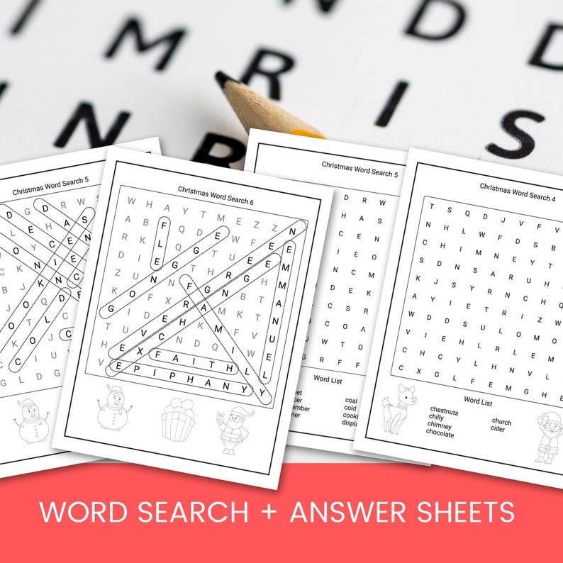 Christmas Activity Book First Graders, Worksheets First Graders ...