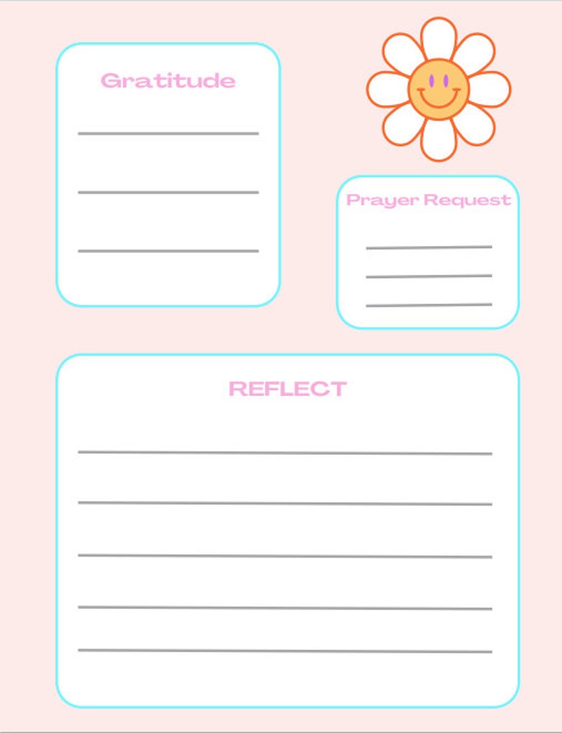 Teen Girls Prayer Journal Printable - Etsy