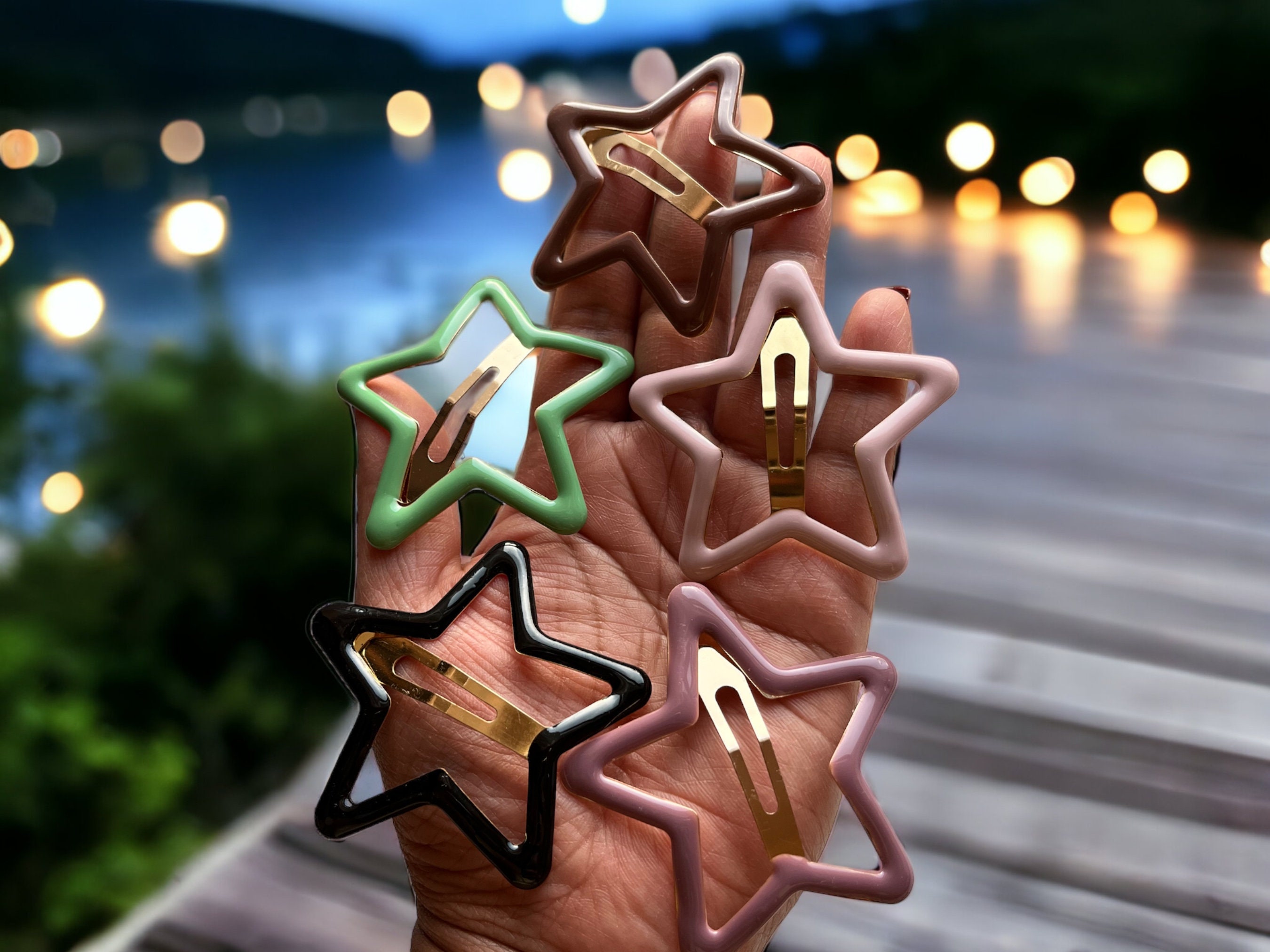 Jumbo Star Clips - Etsy