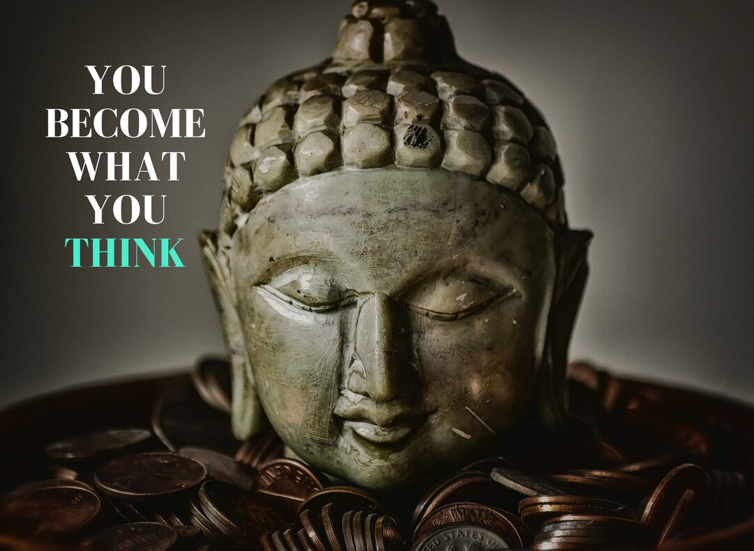 Buddha Wall Art|buddha Print|meaningful Quotes About Life|peaceful ...