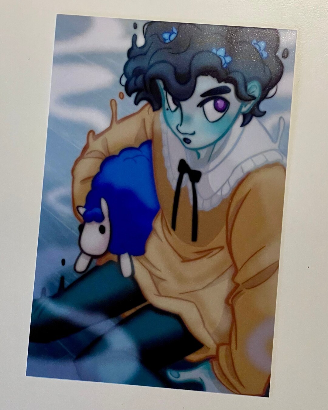 Ghostbur DSMP Mini-print - Etsy