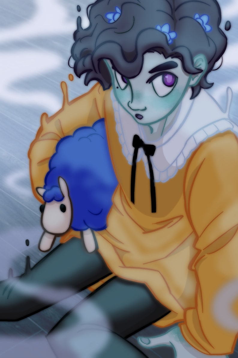 Ghostbur DSMP Mini-print - Etsy