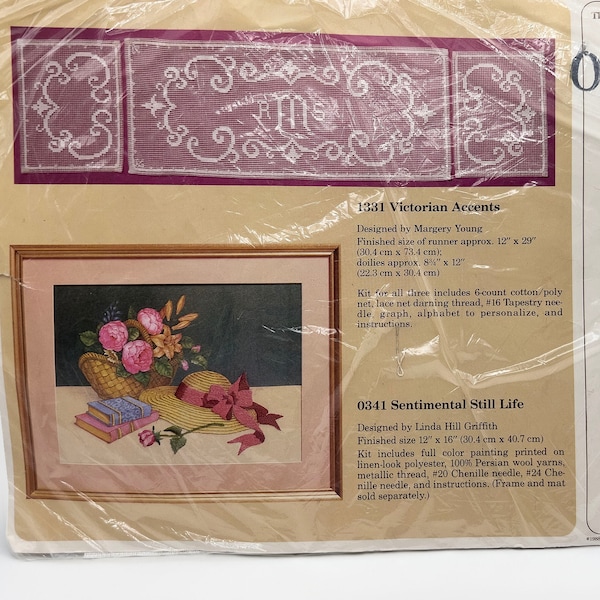 Vintage Crewel Kit - Etsy