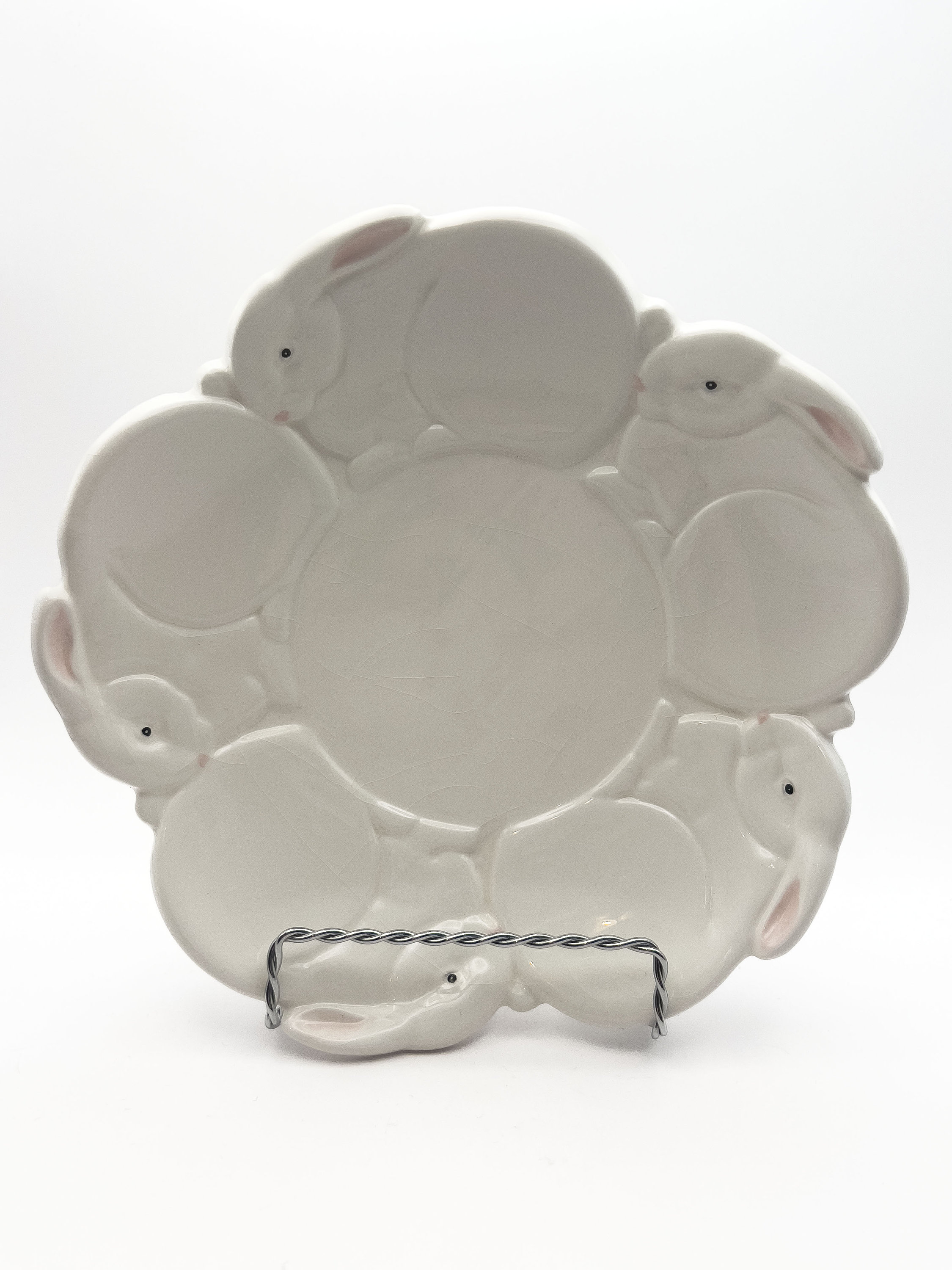 Vintage Dept 56 Bunny Plate, Vintage Easter Bunny Plate, Vintage Easter ...