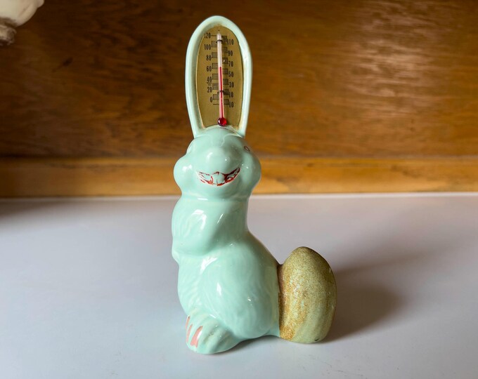 Vintage Thadco Tattle Tail Bunny Rabbit Thermometer – Mid-century ...