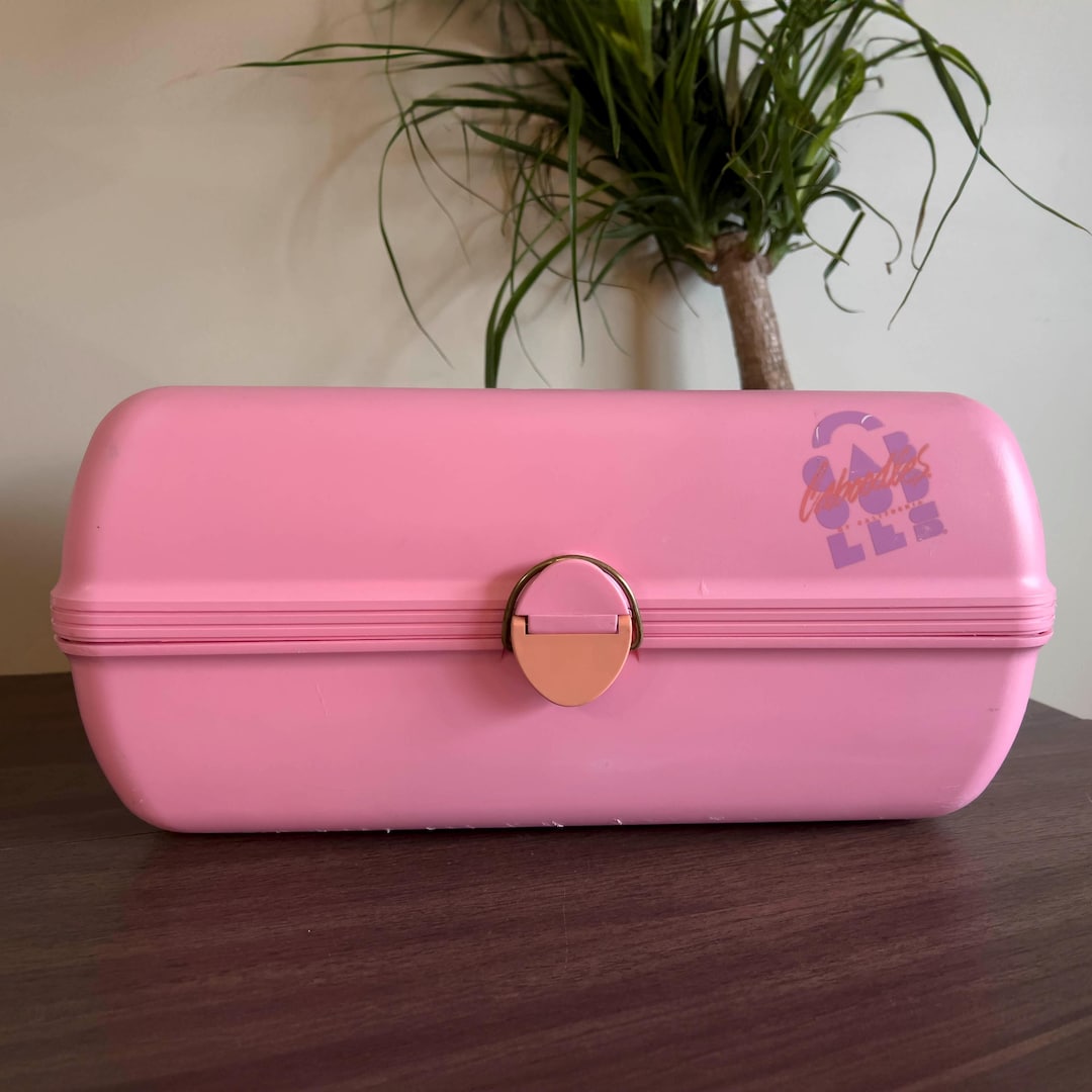 1980s Pink Caboodles XXL Tiered Makeup & Jewelry Caddy – Vintage ...