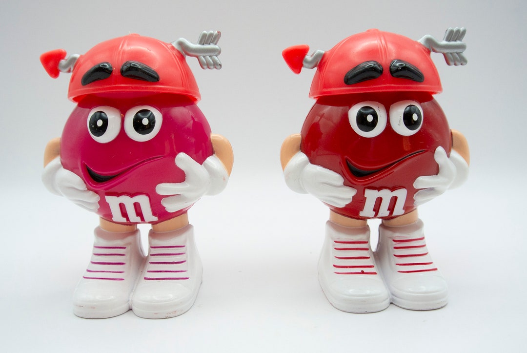 Pair of Vintage Mini M&ms Valentine's Day Dispensers - Nostalgic 1990s ...