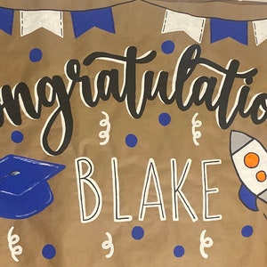 Graduation Hand Painted Sign - Etsy