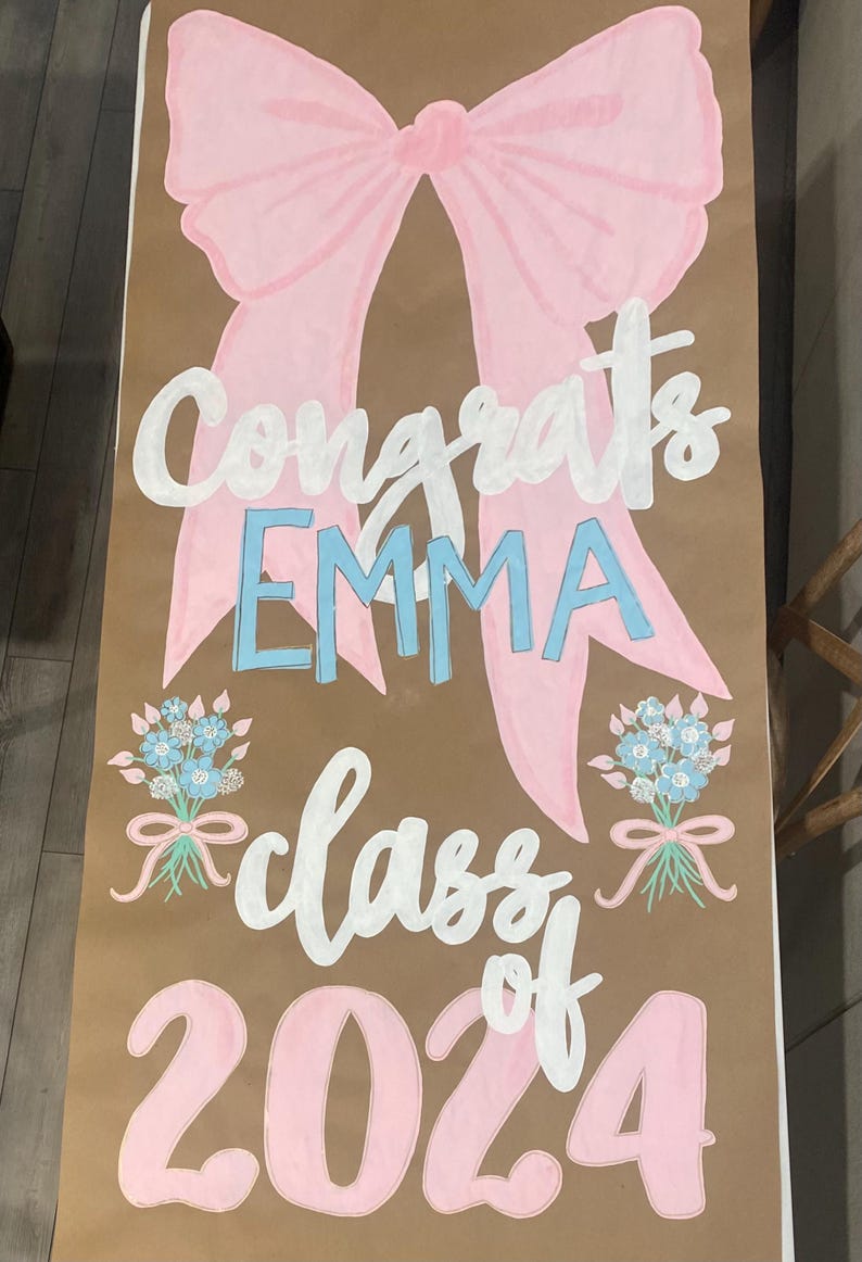 Graduation Hand Painted Sign - Etsy