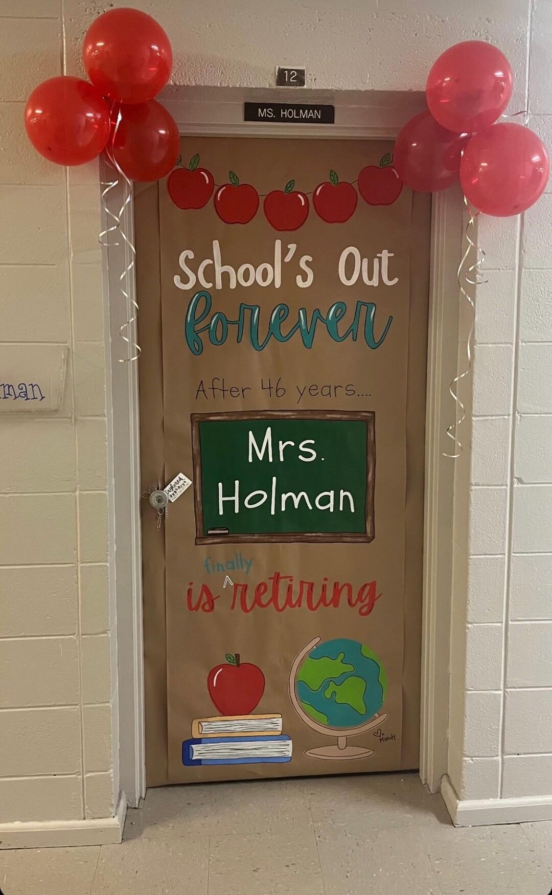 Teacher Hand Painted Sign - Etsy