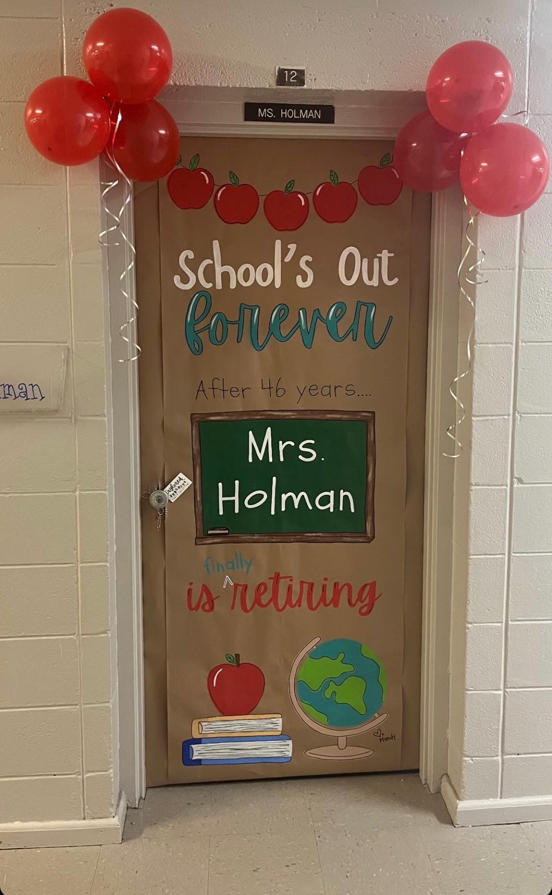 Teacher Hand Painted Sign - Etsy