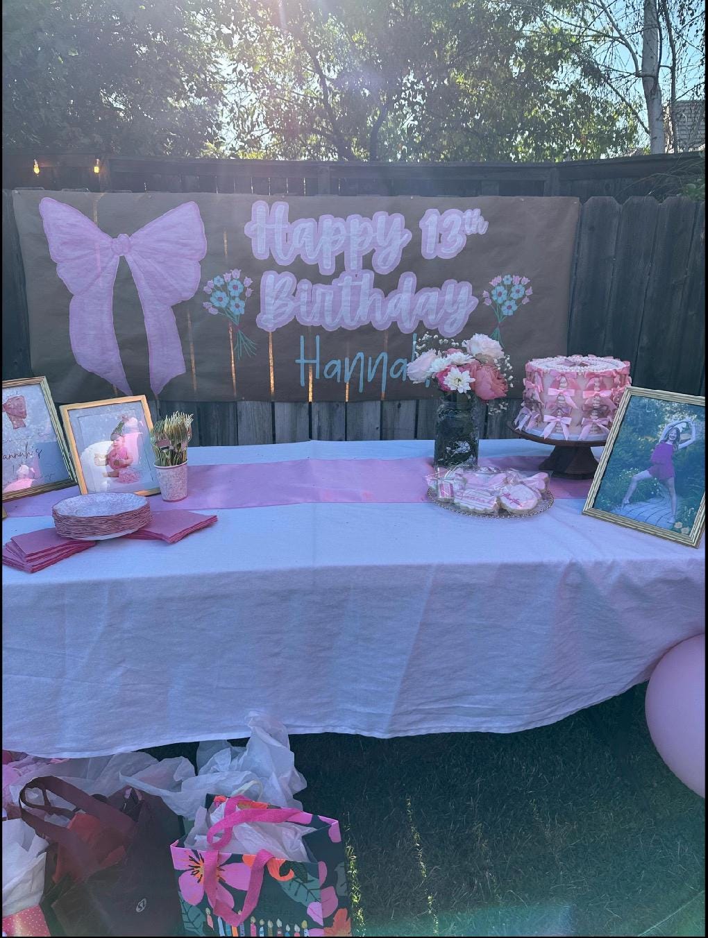 Pink Bow Hand Painted Sign - Etsy