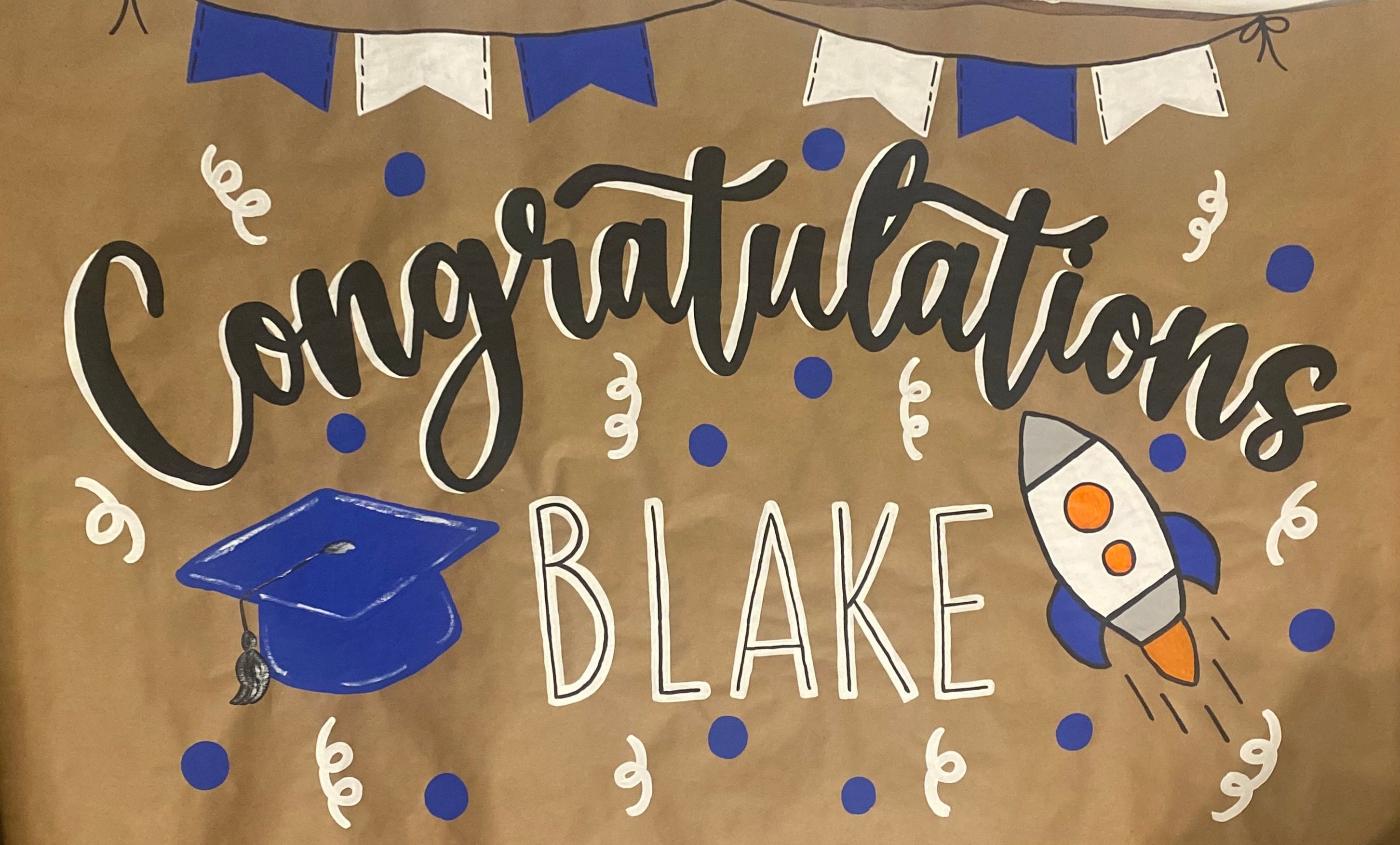 Graduation Hand Painted Sign - Etsy