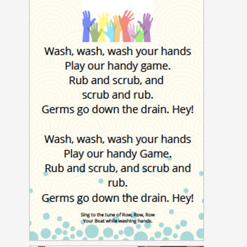 Hand Washing Poster - Etsy