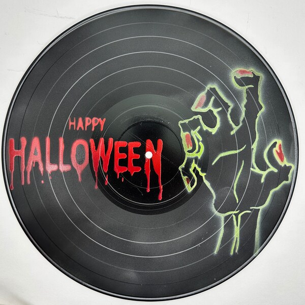 Painted Record - Etsy