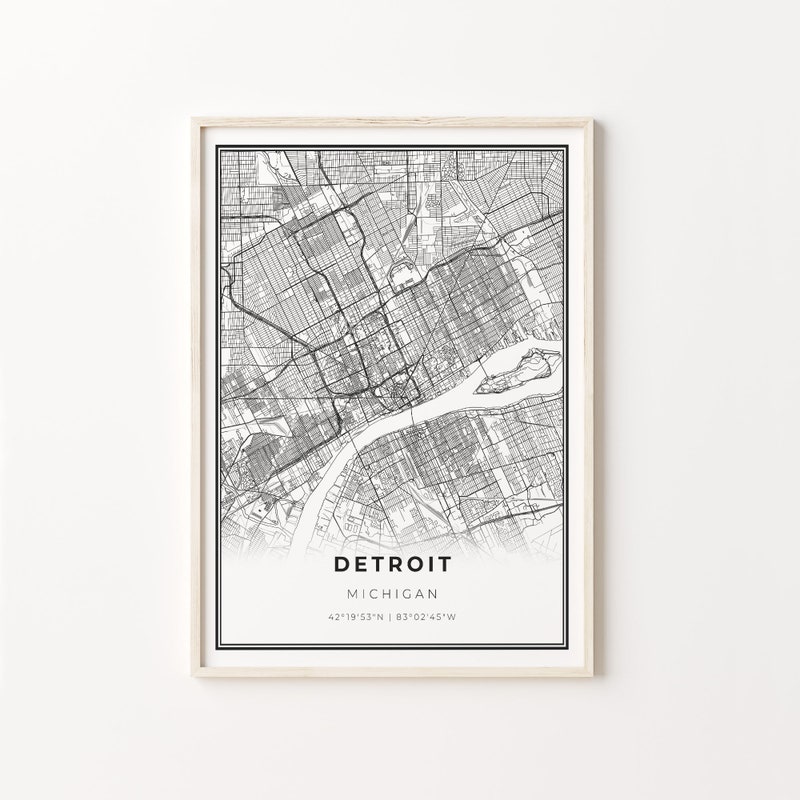 Detroit Poster - Etsy