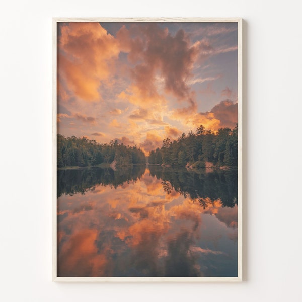 Lake Sunset - Etsy