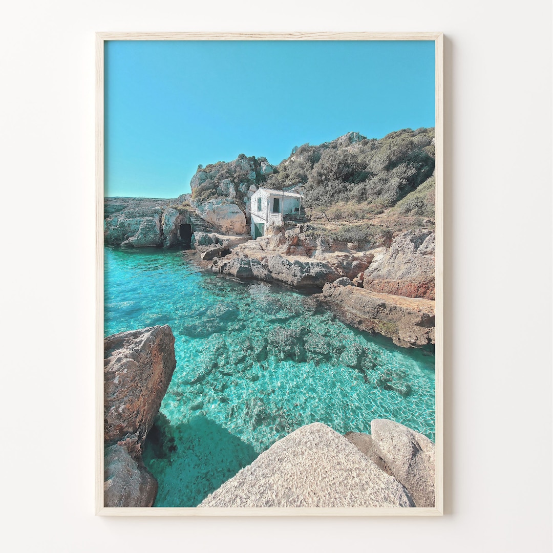 Menorca Colorful Poster Print, Menorca Photo Wall Art, Menorca Wall ...