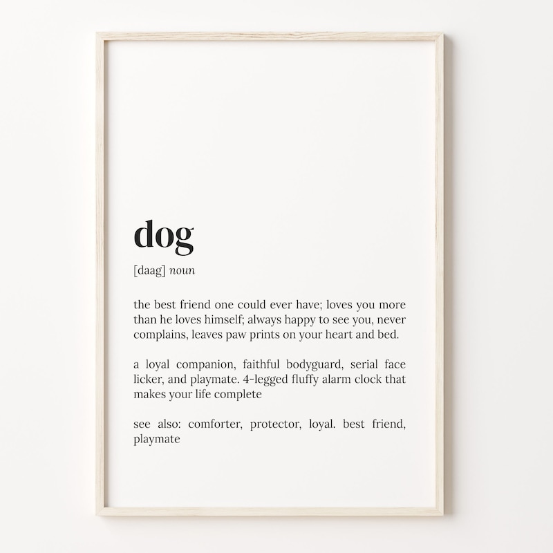Dog Quote Print - Etsy