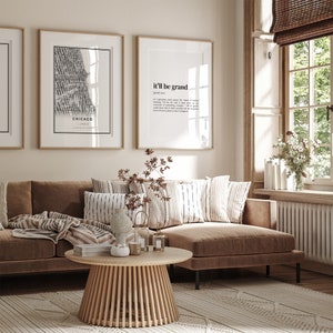 It'll Be Grand Definition Print, Dictionary Poster, Quote Wall Art, It ...