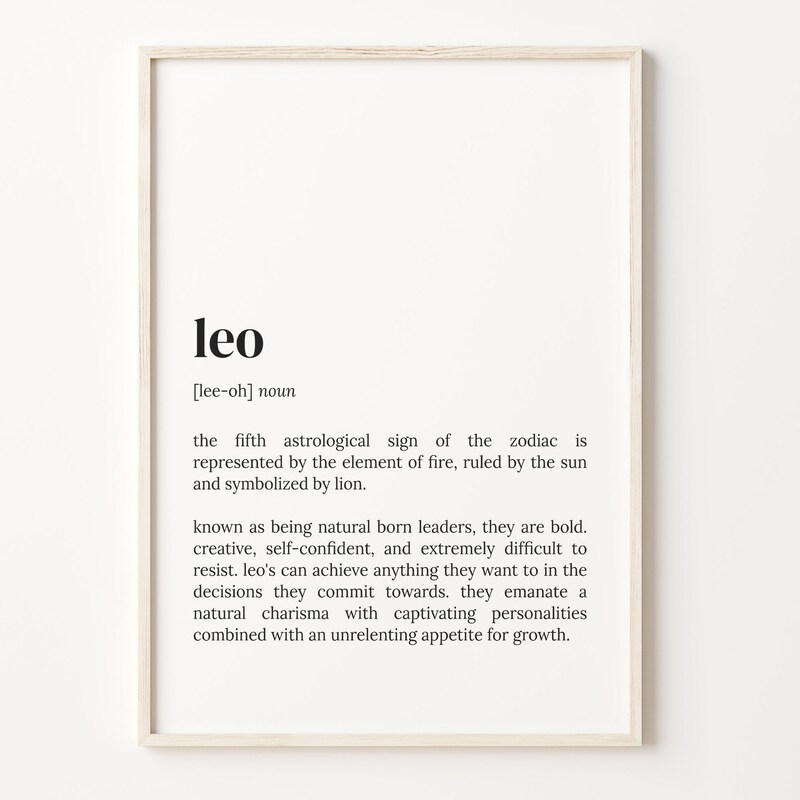 Leo - Etsy