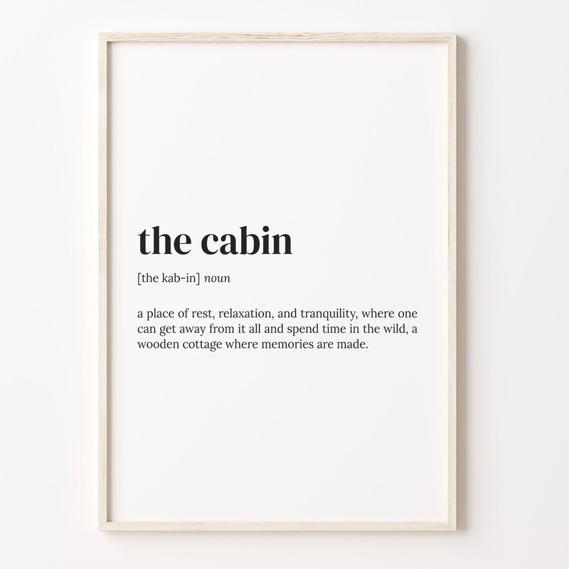 Cabin Wall Art - Etsy