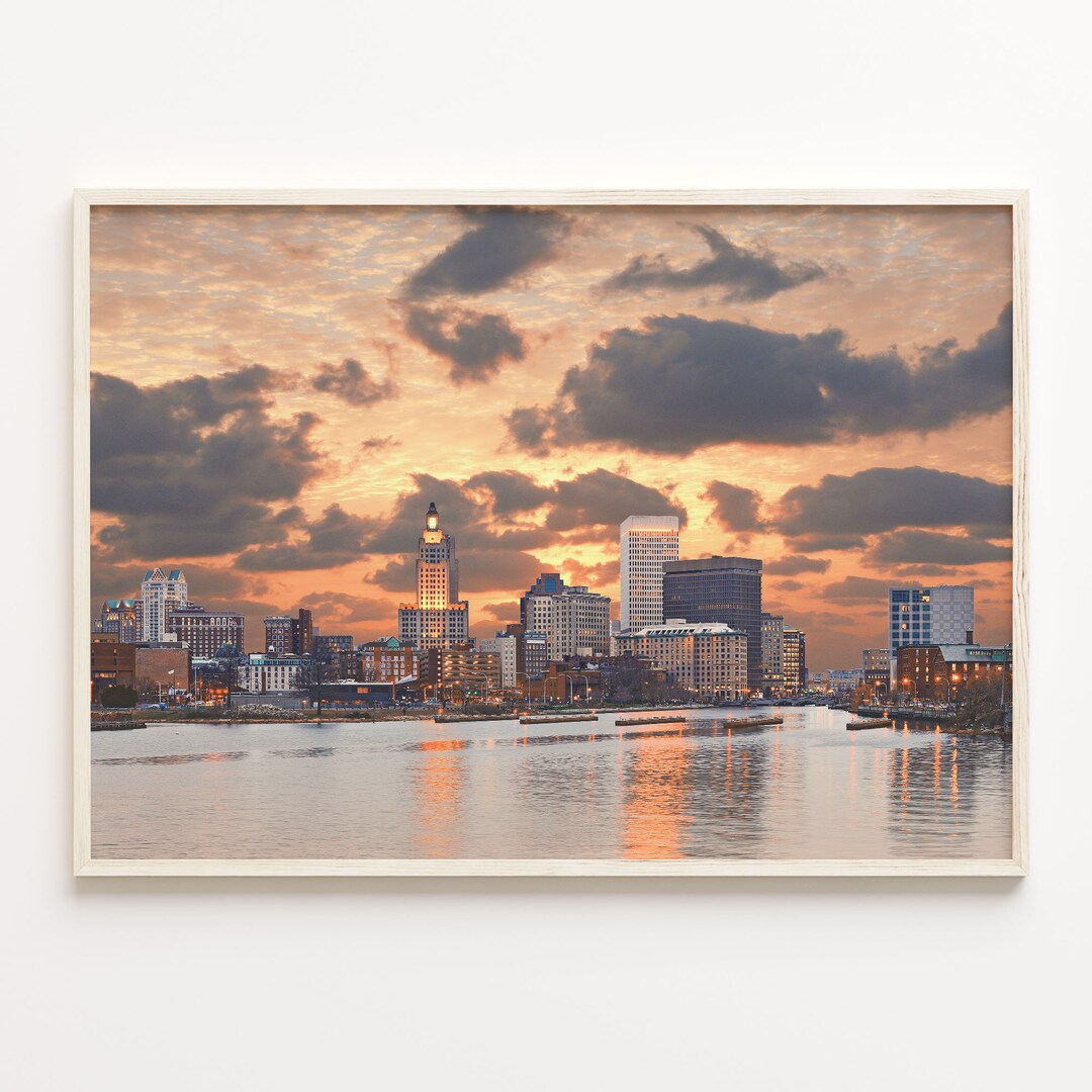 Providence Colorful Poster Print, Providence Photo Wall Art, Decor ...