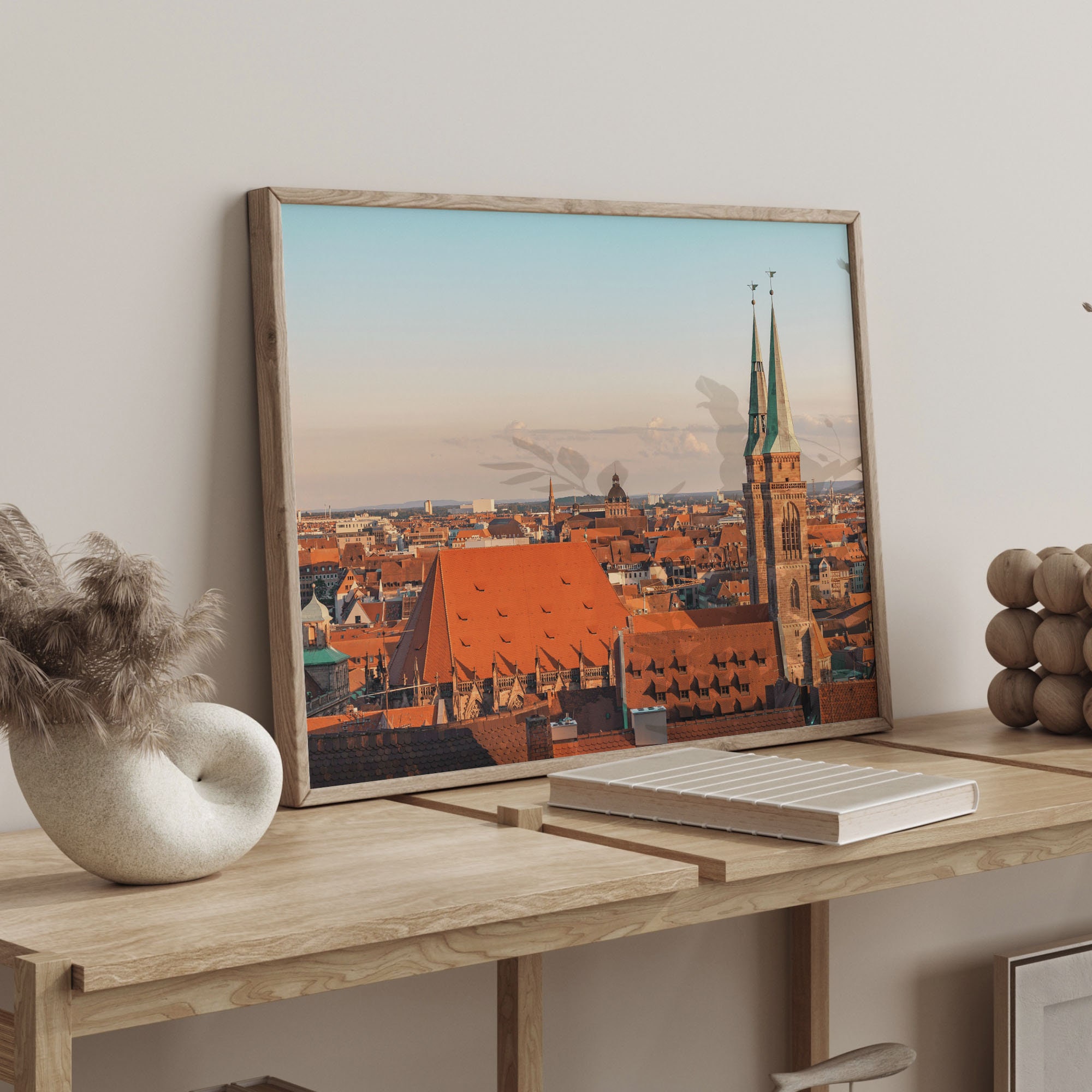 Nuremberg Colorful Poster Print, Nuremberg Photo Wall Art, Nuremberg ...