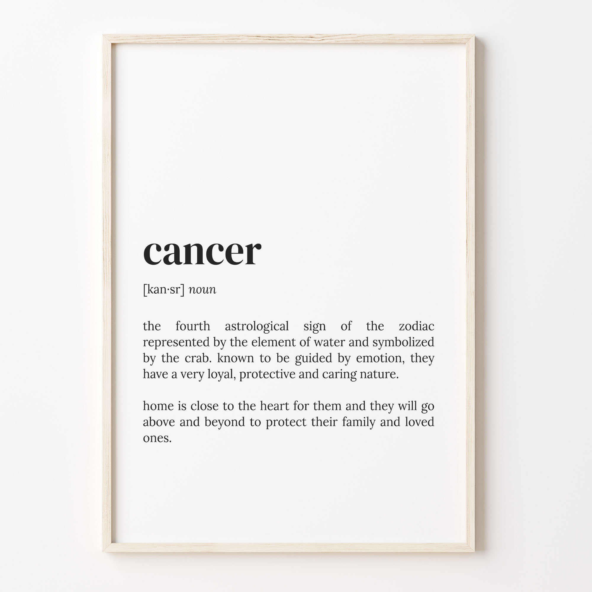 Cancer Definition Print, Dictionary Poster, Quote Wall Art, Cancer ...